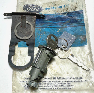 Genuine Ford Trunk Lock Cylinder Kit With Keys NOS D6DZ-6643505-A | eBay