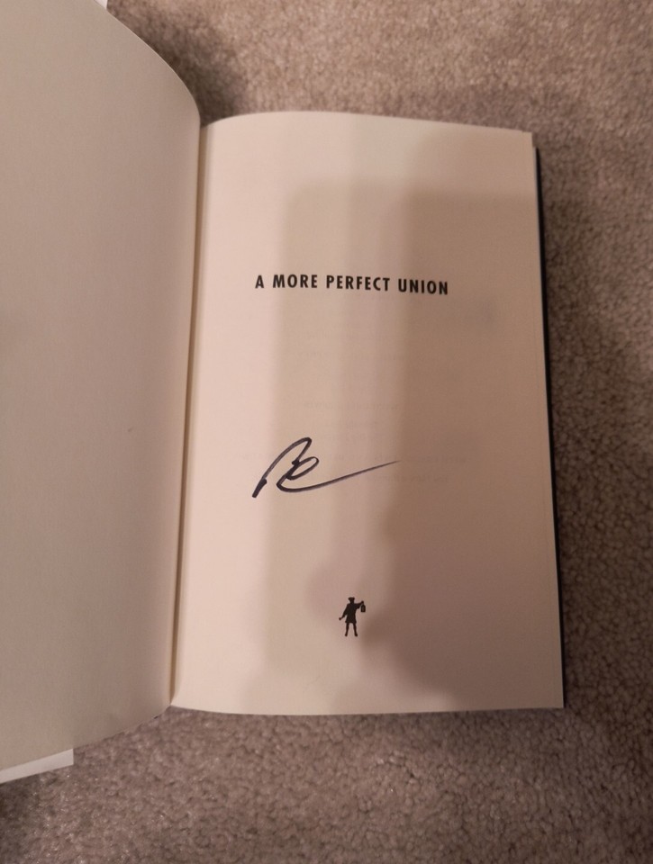 REPUBLICAN BEN CARSON AUTOGRAPHED BOOK -A MORE PERFECT UNION | eBay
