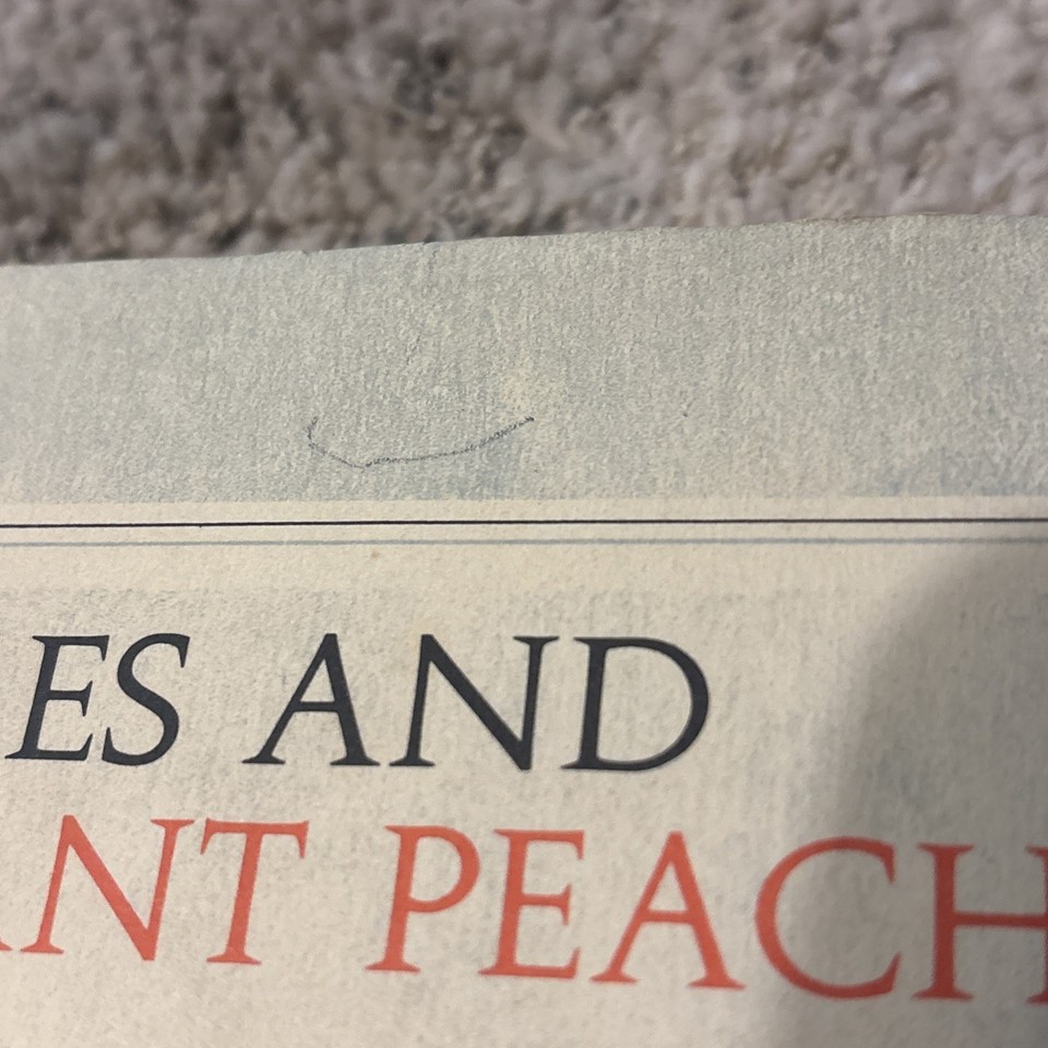 James and the Giant Peach by Roald Dahl 1961 Trade Edition Hardcover Dust Jacket | eBay