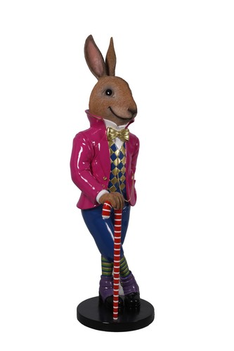 Easter Jack The Bunny Rabbit Animal Prop Decor Resin Life Size Statue ...