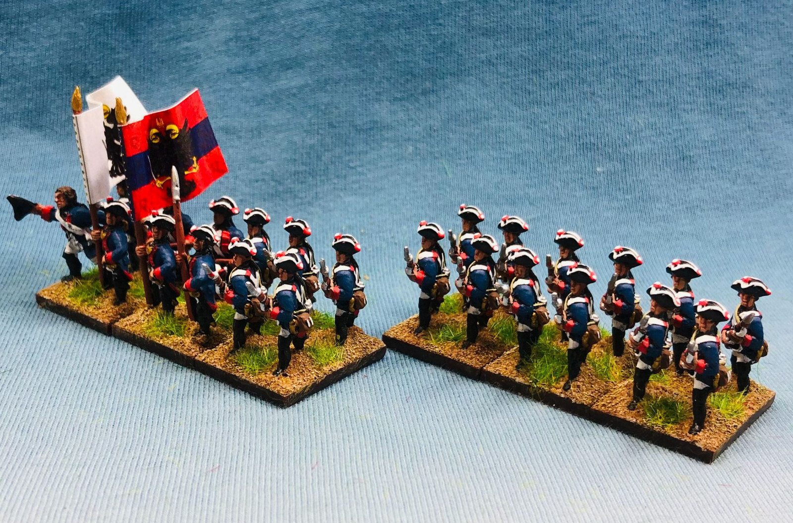 15mm Seven Years War WGS painted Reichsarmee Ferntheil Infantry REA1 | eBay