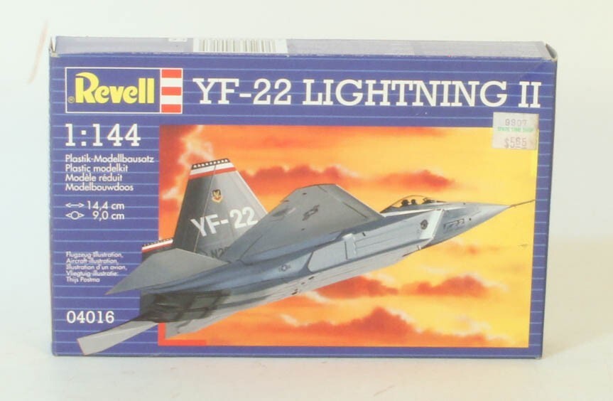 Revell Model Kit YF-22 Lighting II 1/144 Scale | eBay