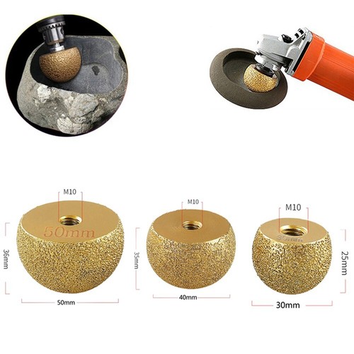 Versatile Diamond Coated Grinding Head for Stone Inner Arc ?C M10 ...