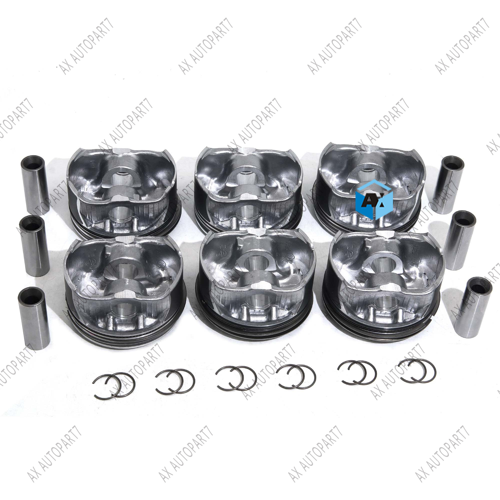 6x Pistons Rings Set Φ92.9mm For Mercedes-Benz M276 3.5L R172 W221 ...