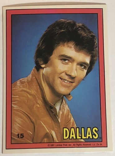 Dallas Tv Show Trading Card #15 Bobby Ewing Patrick Duffy | eBay