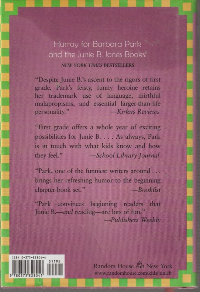 Junie B., First Grader Shipwrecked Number 6 by Barbara Park Hardcover ...