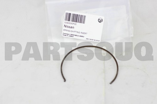 3260330P00 Genuine Nissan SPRING-SHIFTING INSERT 32603-30P00 | eBay
