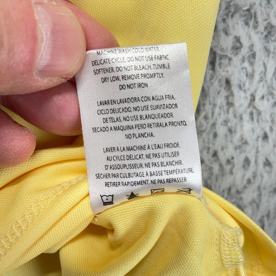 Vantage Vansport BMW Polo Shirt Women 3XL Yellow Performance Short ...