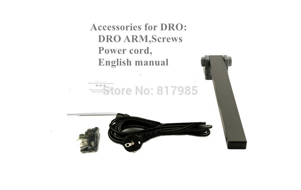 4 Axis Metal Casing Digital Readout Aluminum DRO display Linear encoder ...