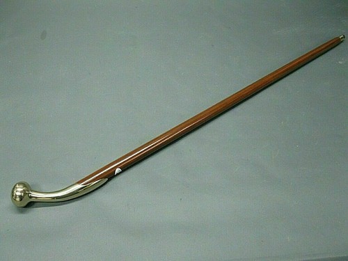 bubba wood brass walking walking stick hiking hams Precious stick 97 cm ...