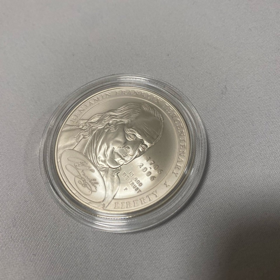 2006 Benjamin Franklin 'Founding Father' Commemorative Coin Proof ...