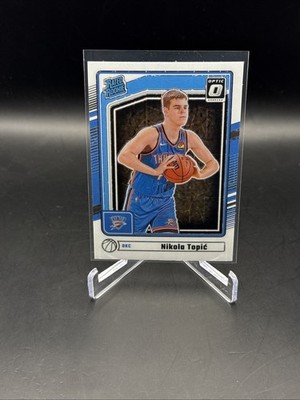 Nikola Topic Rated Rookie Optic Preview Laser - 2024-25 Donruss ...