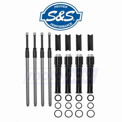 S&S Cycle Quickee Pushrod and Cover Kit for 2008-2009 Harley Davidson ...