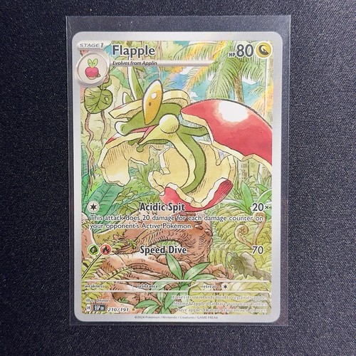 Pokémon Card Flapple 210/191 Illustration Rare Surging Sparks Pack ...
