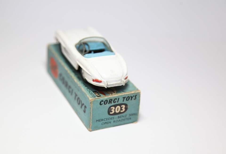 Corgi 303 Mercerdes Benz 300SL Open Roadster In Original Box - Excelent ...