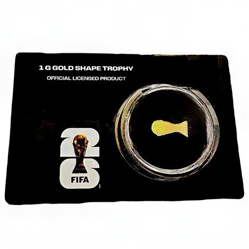 FIFA 2026 Trophy 1Gram Shaped Gold Coin 💛 | eBay