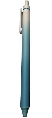 WRITECH Ombre Silent Click Gel Pen 0.7mm Fine Point Sky Blue School ...