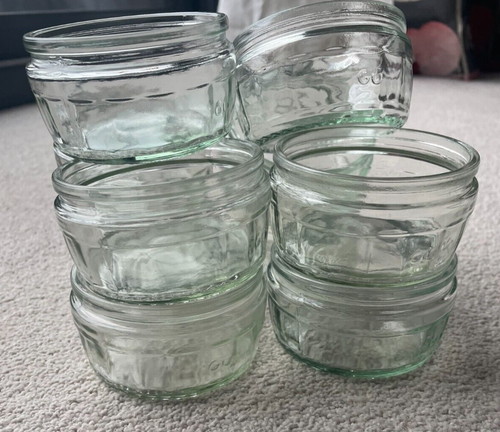 10 GU Glass Ramekins Jars Pots Useful storage, desserts, crafts, gifts ...