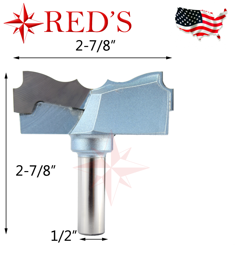 Tideway Carbide IND LC9020A-73 2-7/8" DIA Rosette 1/2" shank router bit ...