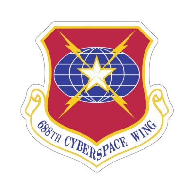 Kiss-Cut Stickers - USAF - 688th Cyberspace Wing wo Txt X 300 | eBay