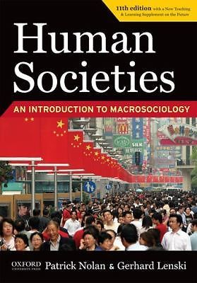 Human Societies 11th Edition Study Guide by Patrick Nolan and Gerhard ...