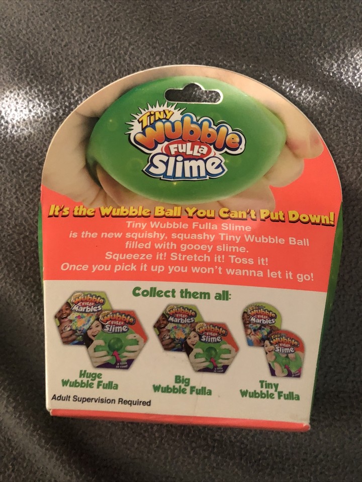 Tiny Wubble Fulla SLIME toy ball NEW and SEALED - FREE SHIPPING - SLIME ...