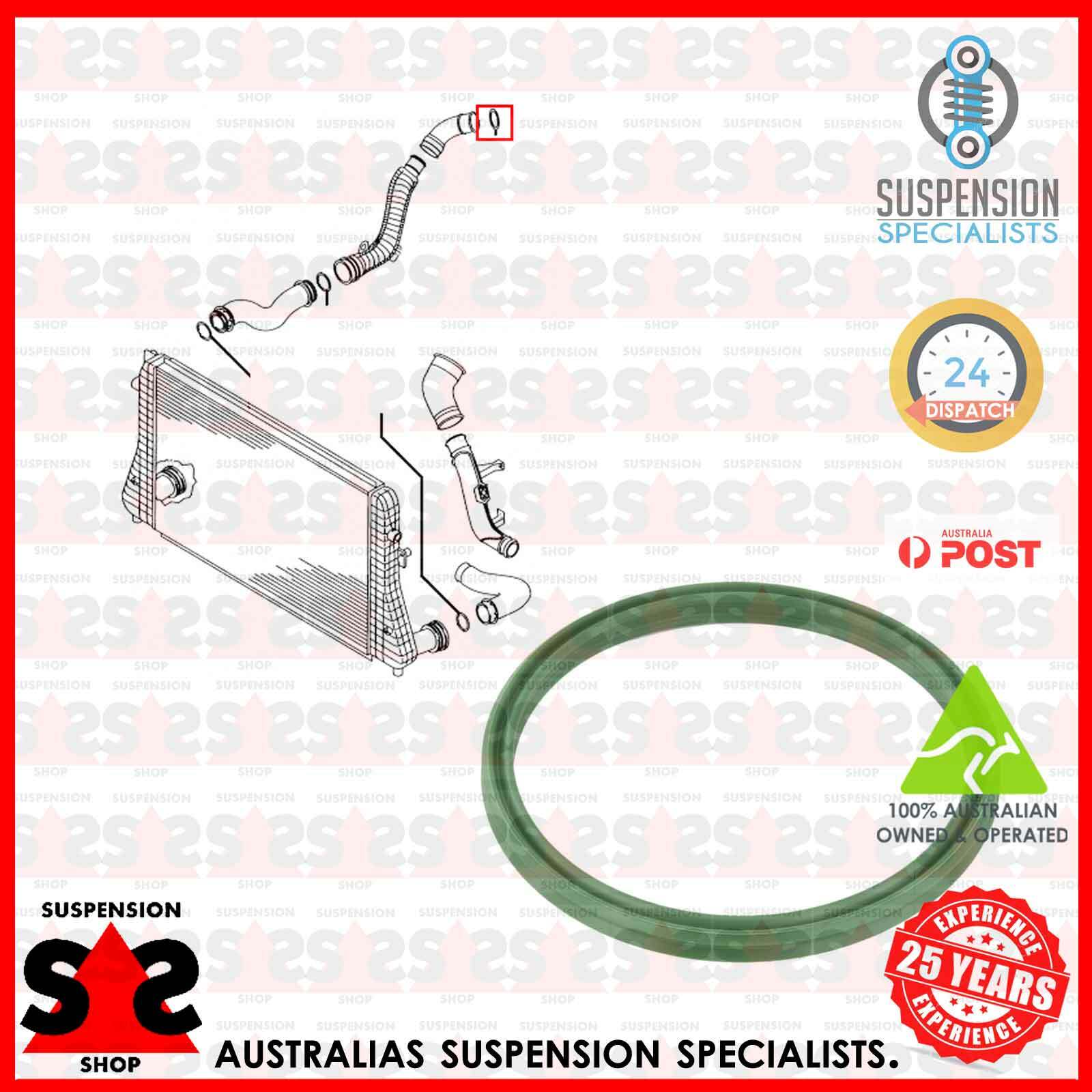Seal Ring, Charge Air Hose Suit VW Transporter T5 Bus (7Hb, 7Hj, 7Eb ...