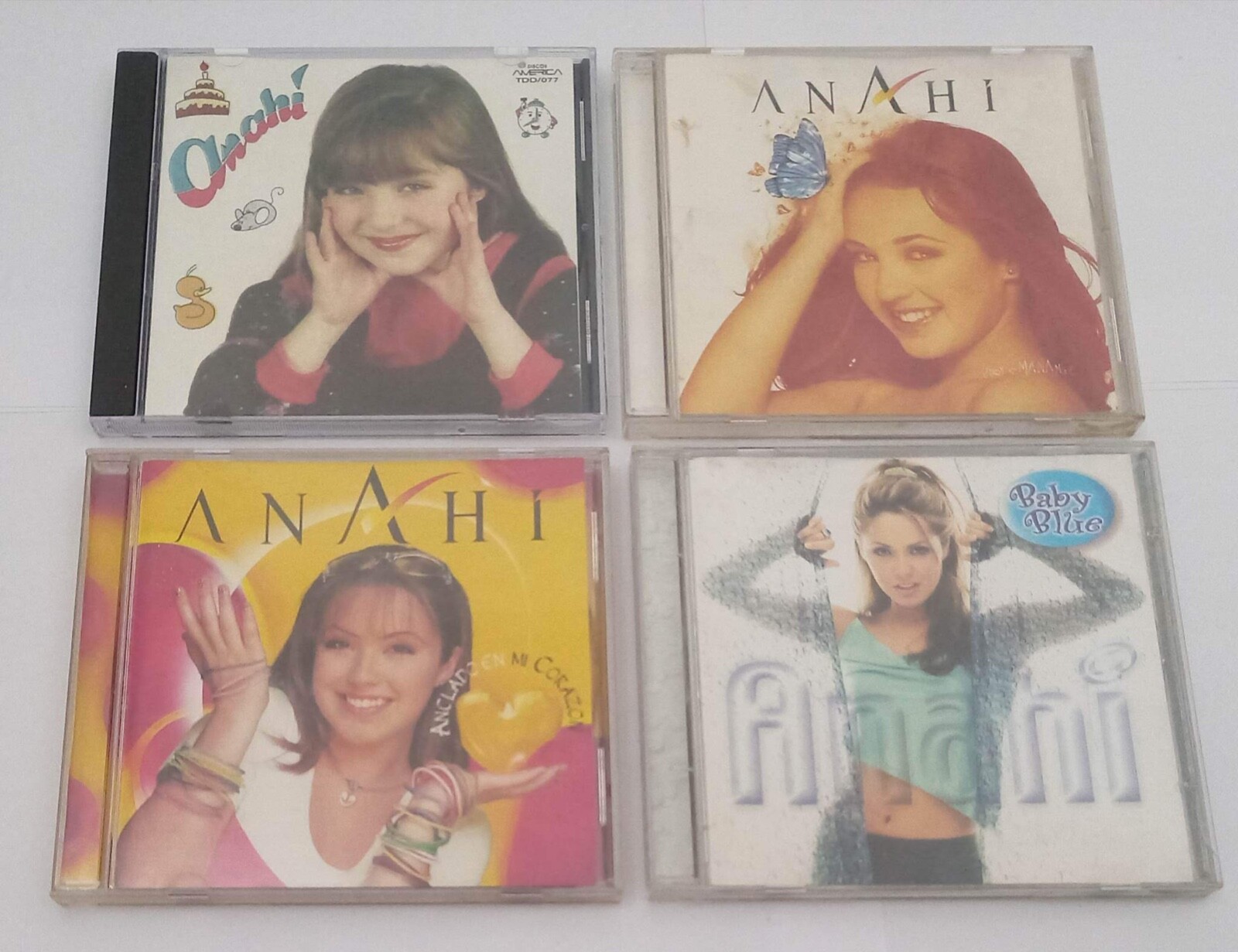 Anahi Lot CDs Hoy es Mañana Anclado en mi Corazón Baby Blue RBD Fey ...