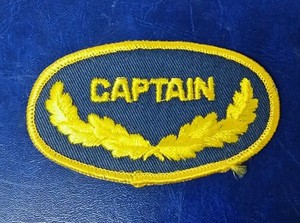 CAPTAIN MILITARY NAME TAG PATCH | eBay