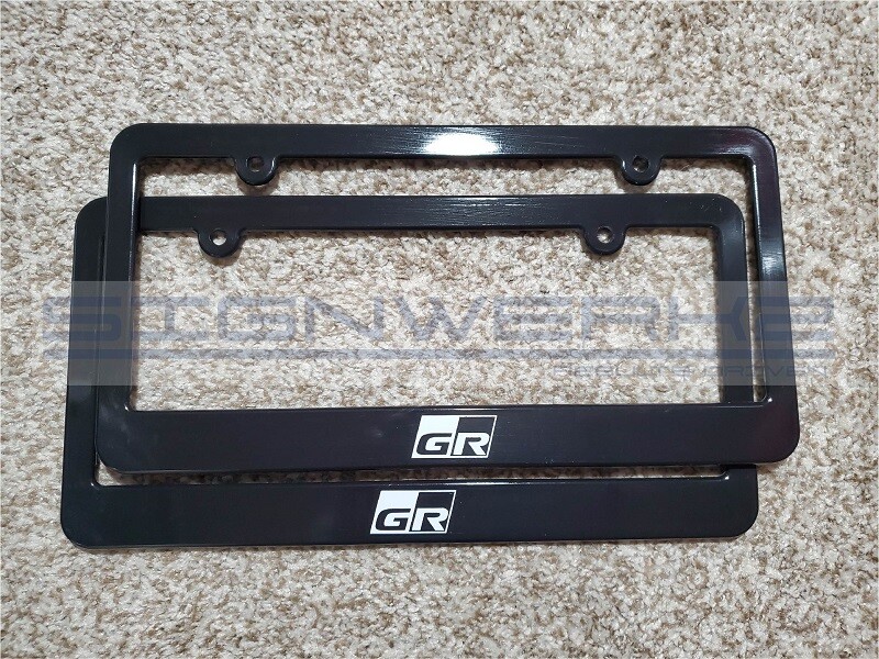 Toyota GR License Plate Frame - Pair | eBay