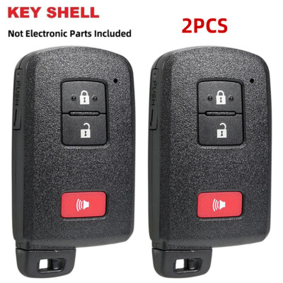 2x New Quality Replacement Key Fob SHELL / CASE For Select Toyota ...
