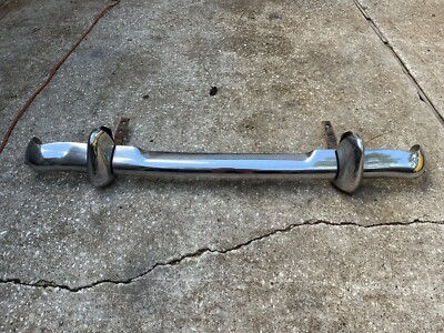 MG MIDGET AUSTIN HEALEY REAR BUMPER WITH MOUNT BRACKETS 61-69 CAREFULLY ...