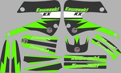 Graphics for 1998-2013 Kawasaki KX85 KX 100 KX 85 Decals Shrouds fender ...