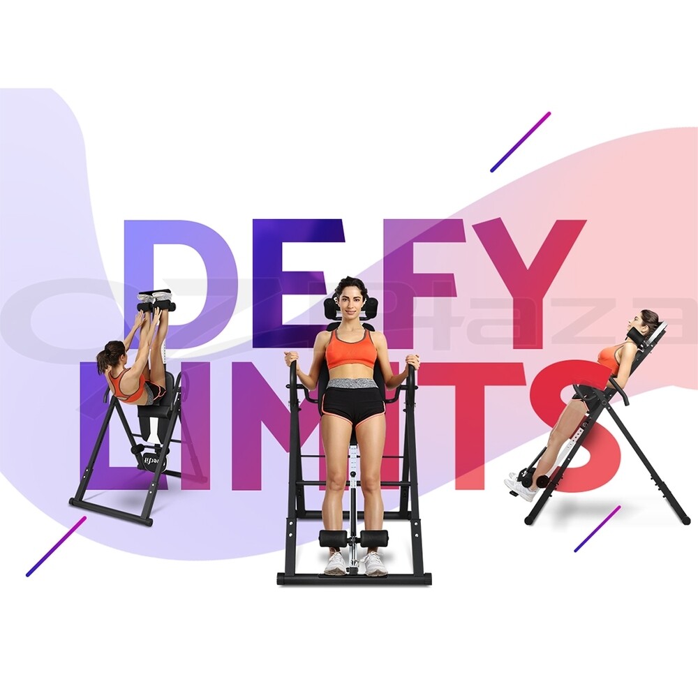 Everfit Inversion Table Gravity Exercise Inverter Back Stretcher Home ...