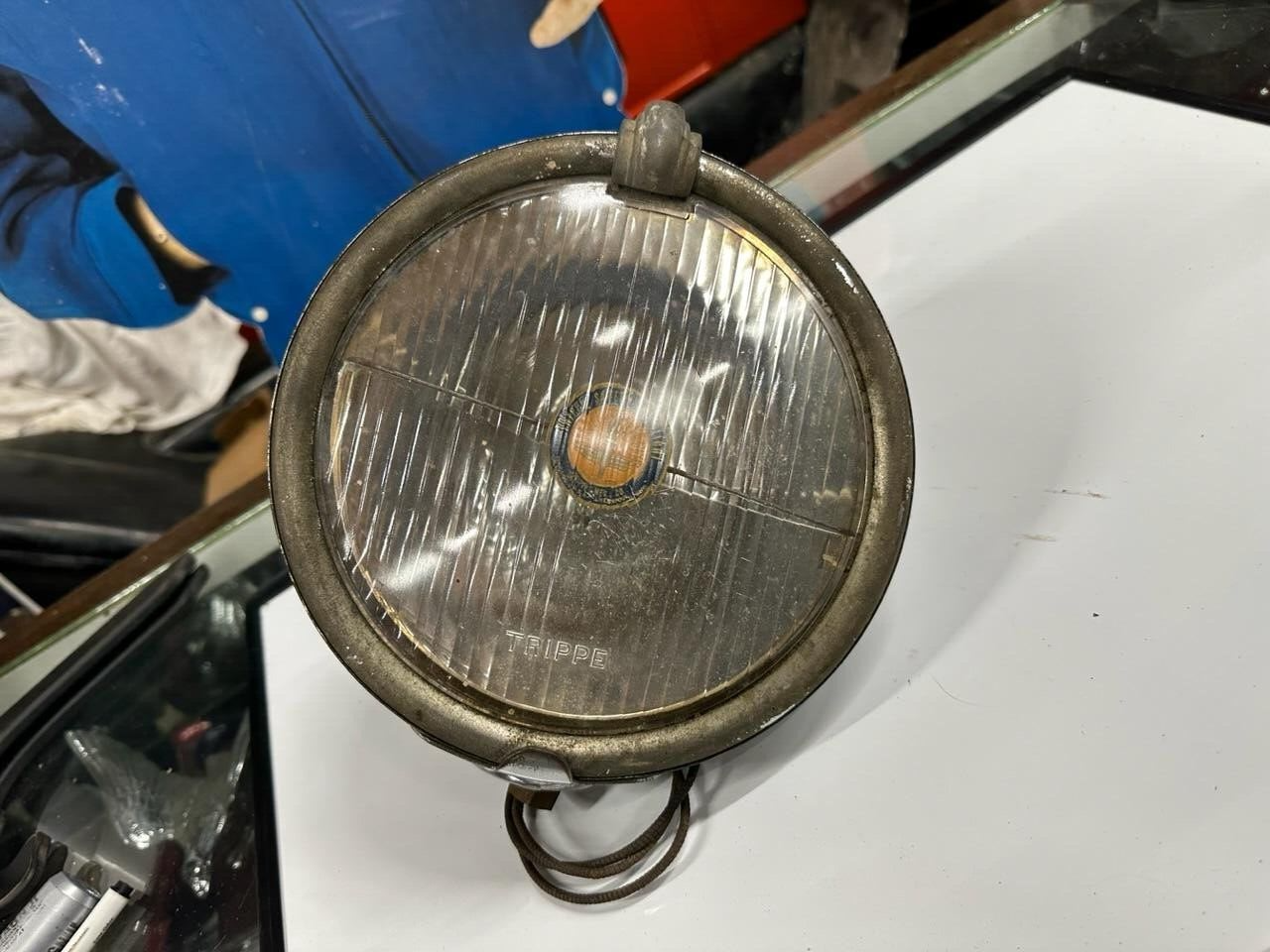 Original Vintage TRIPPE SAFETY SPEEDLIGHT Driving Safety Head Car Light ...