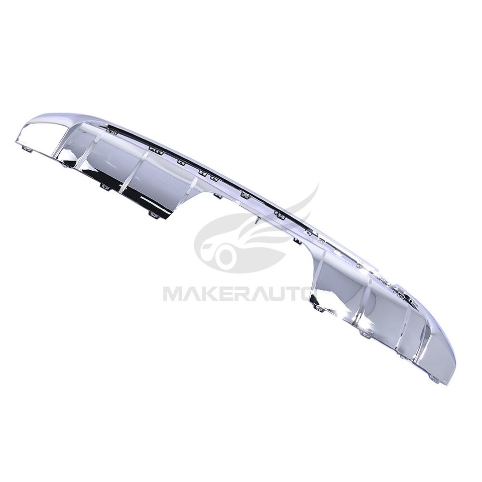 For 2013-2015 Mercedes-Benz ML550 ML500 Rear Bumper Lower Chrome Trim ...