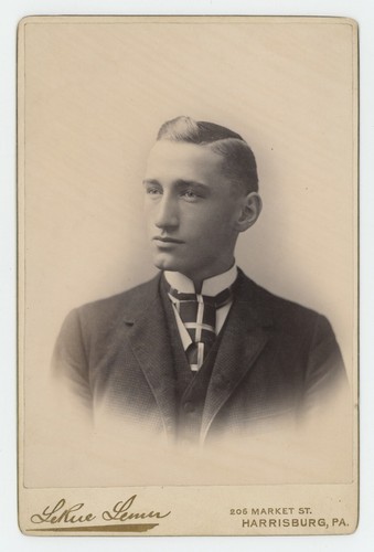 Antique c1880s Cabinet Card Handsome Dashing Young Man in Suit ...