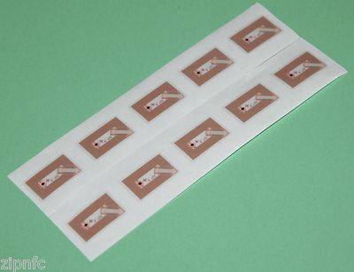 10 Clear Midas "Tiny" NFC Tags Stickers 12mmx19mm wafer thin NTAG213 ...