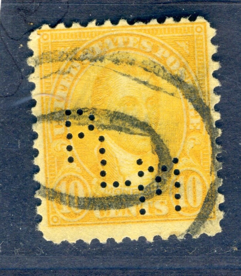 US Perfins, PLM, P126, rated D+ | eBay