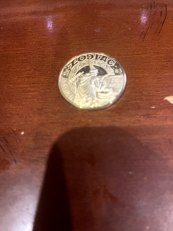 Bacchus 1983 .999 Silver Doubloon w/Gold Plate (Theme) | eBay