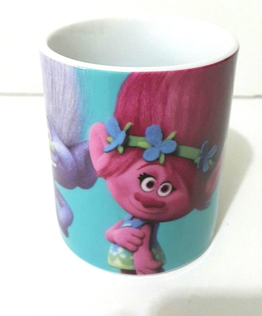 Dreamworks The Trolls Mug Ceramic Guy Diamond Poppy Branch Kinnerton ...