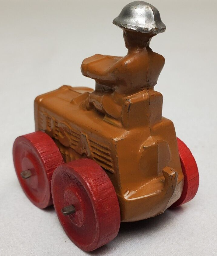 Manoil #73A "USA" Army Tractor Slush Mold 2 1/4" Long Near Mint ...