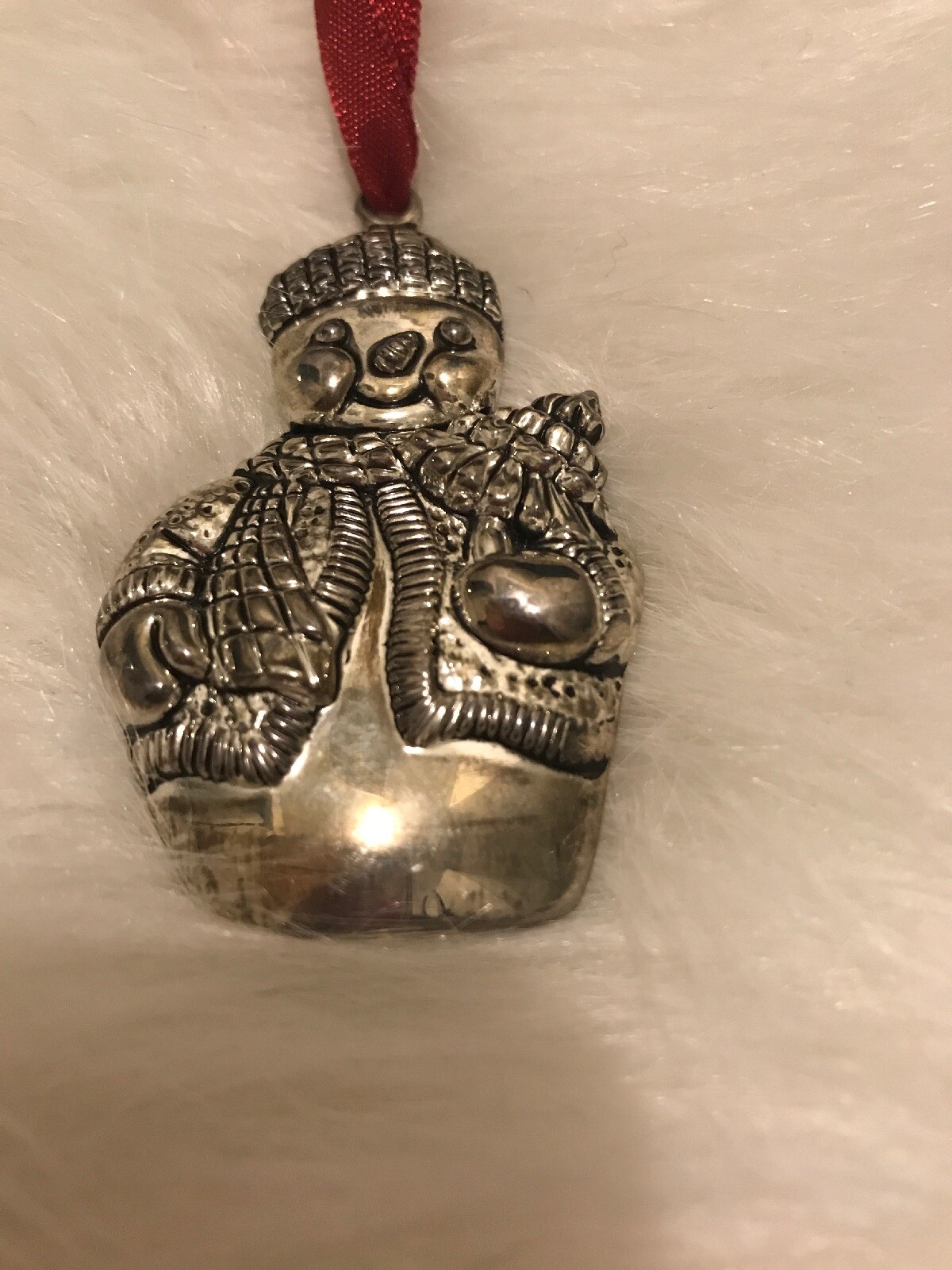 Gorham Set of 3 Silver Plate Snowman Ornaments | eBay