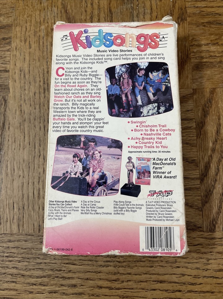 Kidsongs Country Sing Along VHS | eBay