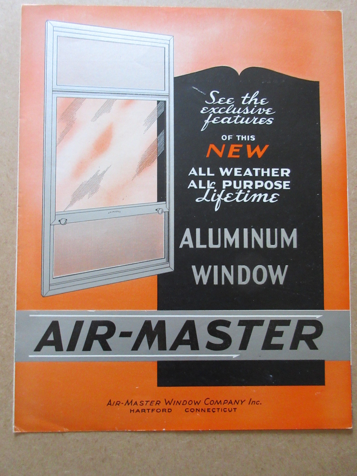 AIR-MASTER WINDOWS marketing brochure VINTAGE Colgate Manufacturing ...
