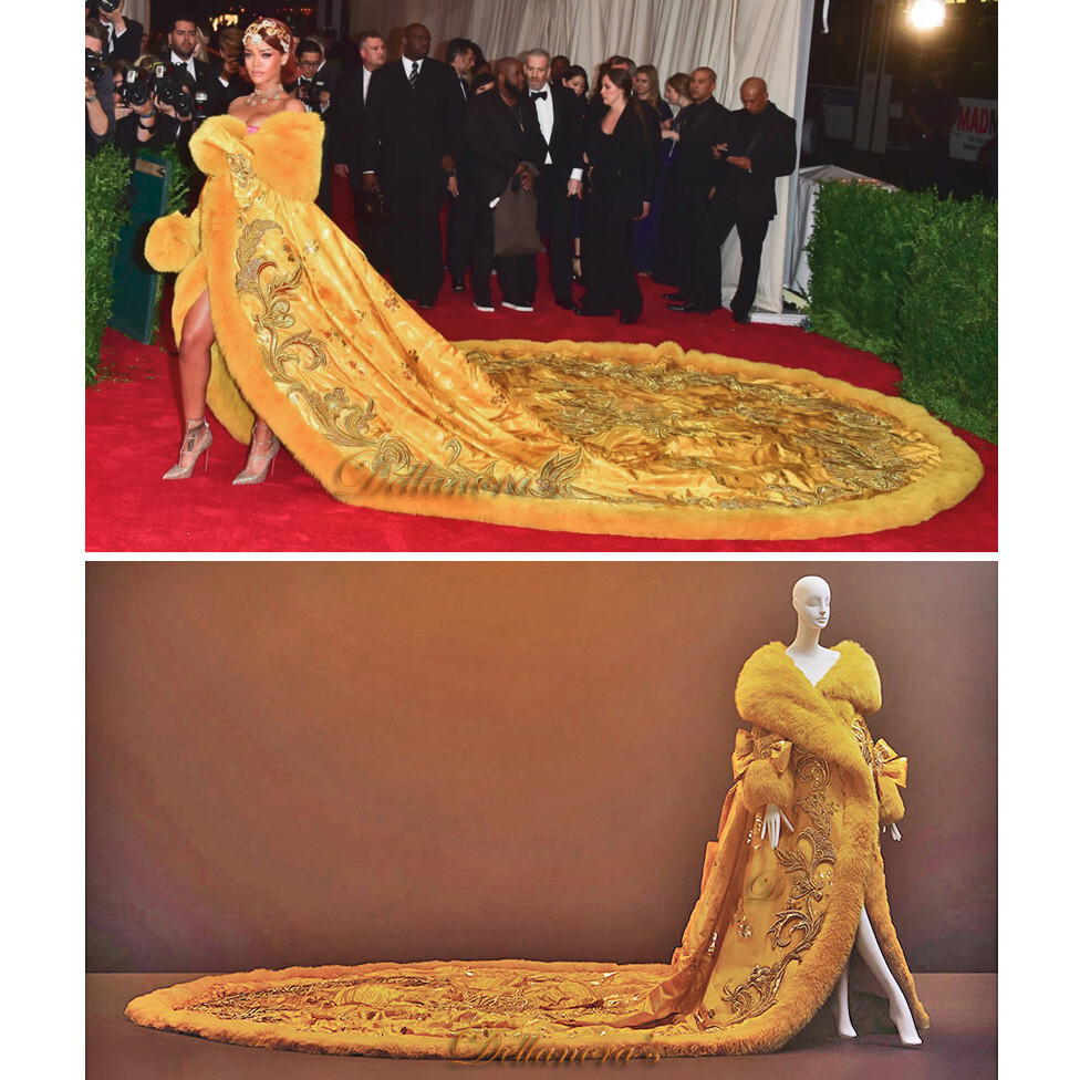 Barbie Guo Pei Golden-Yellow Gown Embroidered PLATINUM Label Doll ...