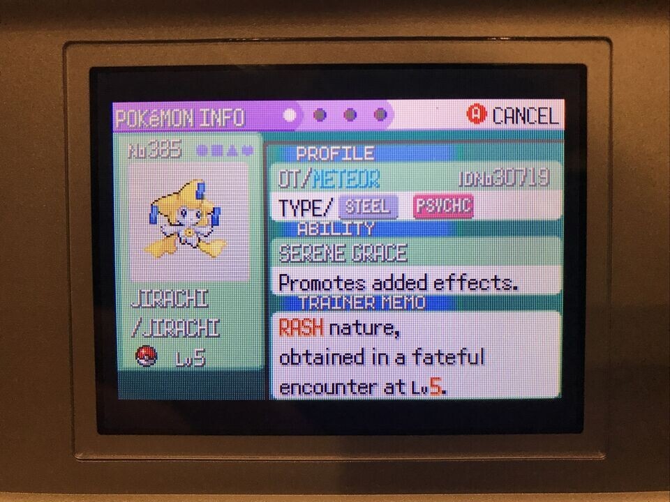 Pokemon Colosseum Bonus Disc WishMaker Jirachi Event Distribution ...