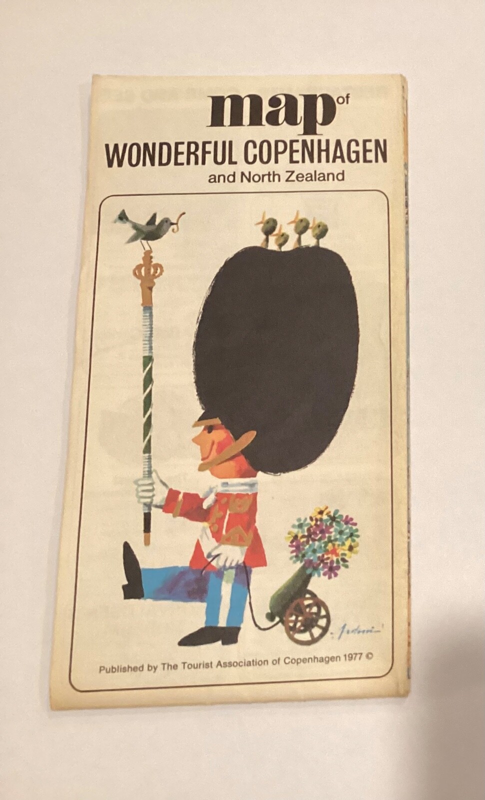 Map of Wonderful Copenhagen & North Zealand Denmark Brochure Guide 1977 ...