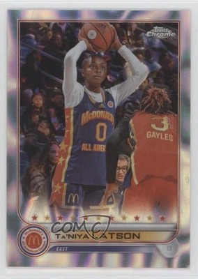 2022 Topps Chrome McDonald's All American Lava Refractor /399 Ta'Niya ...