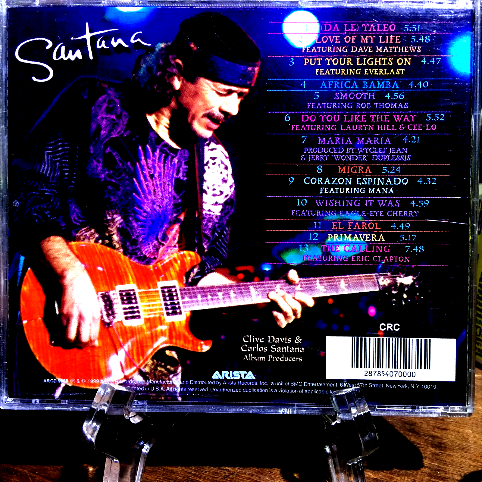 1 CENT CD:Santana - Supernatural - Rob Thomas,Dave Matthews,Mana,Lauryn Hill, | eBay